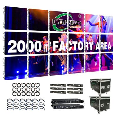 China Rental LED Display with 5 Years Warranty 16:9 Aspect Ratio and 250*250mm Module Size for Indoor Outdoor Video Wall for sale