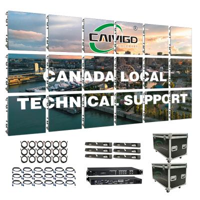China P3.91 LED Video Wall Panel with 5 Years Warranty and 16:9 Aspect Ratio for Indoor and Outdoor Use for sale