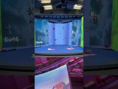 LED 디스플레이를 미끄러지게 하는 기계적 이동한 구조 비디오 월 패널 다수 풀 컬러
