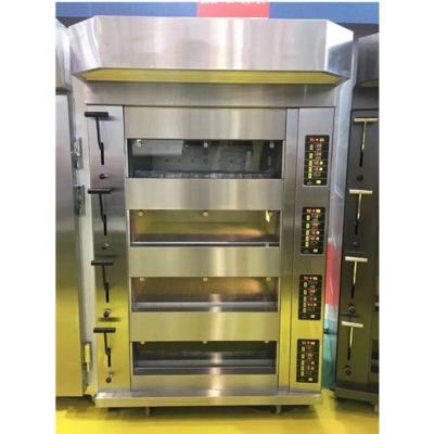 China Energy-Saving 3 Deck Baking Oven Stainless Steel Heating Element for Tray Size 400*600mm for sale