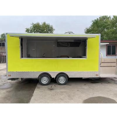 중국 2022 광고 회사 L320.00cm*W160.00cm*H235.00cm의 음식 트럭 성능 판매용