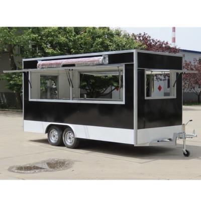 중국 2022 광고 회사 L320.00cm*W160.00cm*H235.00cm의 음식 트럭 성능 판매용