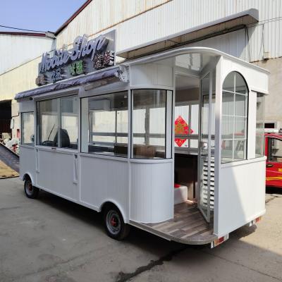 China 500*180*235cm Electric Mobile Fried Chicken Combo Cart with Coffee and Cola Beverage for sale