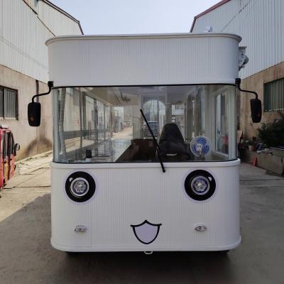 China 500*180*235cm Electric Mobile Fried Chicken Combo Cart with Coffee and Cola Beverage for sale