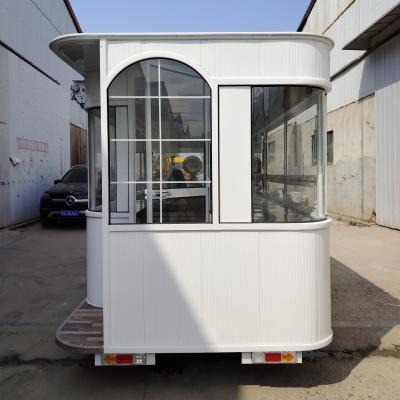 China 500*180*235cm Electric Mobile Fried Chicken Combo Cart with Coffee and Cola Beverage for sale