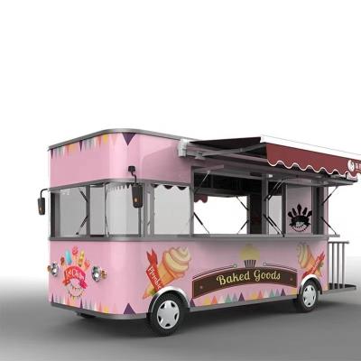 China 2024 Most Popular Multi-functional Electric Powered Mobile Snack Cart with Customized Size for sale