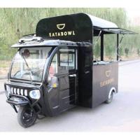 China Three-Wheel Dining Cart for Serving Snacks Milk Tea Cold Drinks Fried String and More for sale