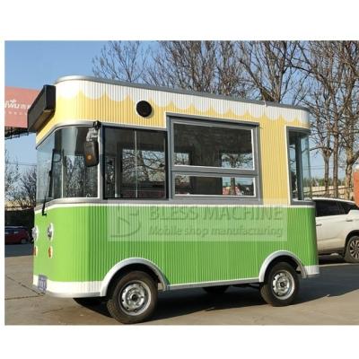 China Outdoor Fast Food Cart with Kitchen Mobile Coffee/Hot Dog/Ice Cream Concession Trailer for sale