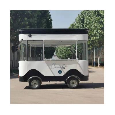China Vegetable Processing Plant Application Modern Fried Chicken and Coffee Ice Cream Cart for sale
