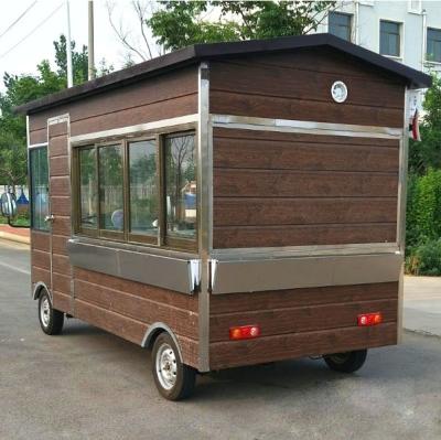 China Vegetable Processing Plant Application Modern Fried Chicken and Coffee Ice Cream Cart for sale