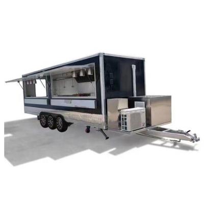 China Stainless Steel Semi-Trailer for Mobile Food Trailer/Food Truck 2022 CE Approved for sale