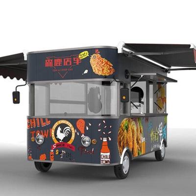 China 2020 USA Standard Mobile Hotdog Food Trucks with 1000kg Capacity and 24-hour Service for sale