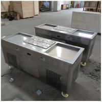 China Elegant Appearance Electric Fried Yogurt Rolled Ice Cream Roll with Automatic Function for sale
