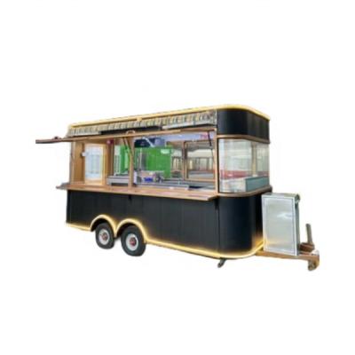 China 2023 Elektrische mobiele foodtruck met geverfde galvaniseerde plaat en rechtstreekse levering Te koop