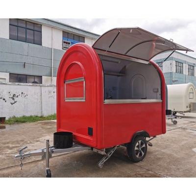 China Food Trucks Mobile Solar Trailer with Stainless Steel and Painted Galvanized Sheet for sale