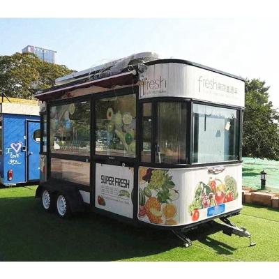 China Bus van roestvrij staal Deep Fryer Fast Food Trucks Street Mobile Food Trailer met volledige keukenapparatuur Te koop