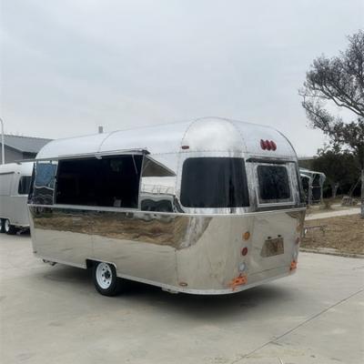 China 110v/220v Fully Equipped Custom Airstream Mobile Kitchen for Hot Dog Fast Food Trailers for sale
