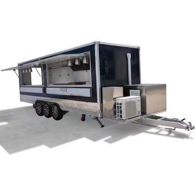 Cina Fast Food Cart con attrezzature personalizzate 2021 Mobile Snack Cart Trade Trailer in vendita