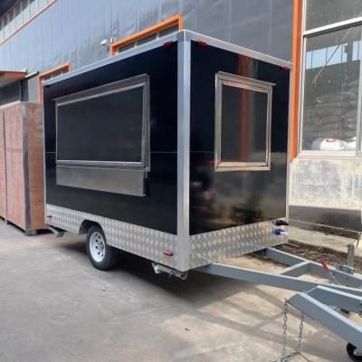 China Outdoor Kitchen Fast Food Trailer met kookapparatuur Mobiele foodtrucks Te koop
