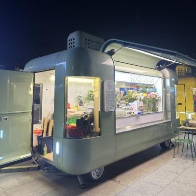 China Gepersonaliseerde mobiele Airstream ijsjes koffie food trailer voor outdoor fastfood trucks Te koop