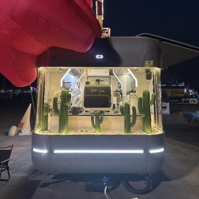 China Outdoor ijsjes fastfood truck met aangepaste keuken 110V/220V Te koop
