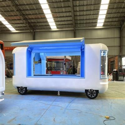 China USA Standard 13ft Food Trailer com equipamento personalizado e planta de processamento de vegetais à venda