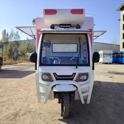 China Multifunctional 2023 Outlet Electric Fast Food Tricycle with Optional Internal Equipment for sale