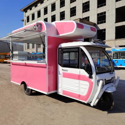 China Multifunctional 2023 Outlet Electric Fast Food Tricycle with Optional Internal Equipment for sale
