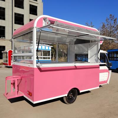 China Multifunctional 2023 Outlet Electric Fast Food Tricycle with Optional Internal Equipment for sale