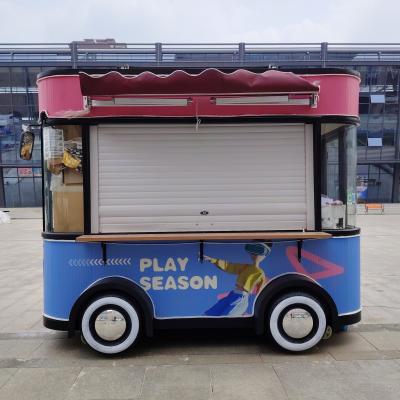 China 3.0kw Elétrico Móvel Fast Food Snack Bebidas Sorvete Catering Trailer Caminhão Kiosque Carrinho à venda
