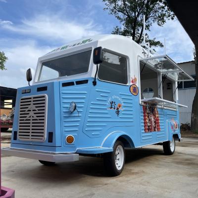 China Vans elétricos móveis multiuso Fast Food Snack Catering Bebidas Café Caminhão de caminhão à venda