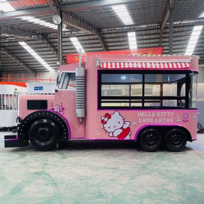 China Equipamento de cozinha eléctrico móvel para fast food, lanches, gelados, café, caminhão à venda