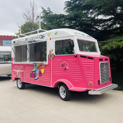 China 2023 Outlet Vans móveis elétricos multiuso para fast food lanches bebidas e café à venda