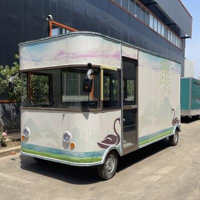 Cina Elettromobile Commodity Retail Fiori Piante Bonsai Shop Truck Trailer per cantine in vendita