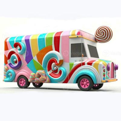 Cina Camionetto di ristorazione multiuso alimentato da batterie per caramelle, frutta, noci e verdura in vendita