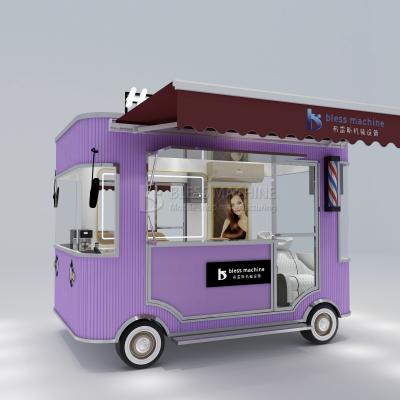 Cina Elettromobile salone di parrucchieri Barber Shop Stile Disegno Van Truck Carro rimorchio per le aziende agricole in vendita