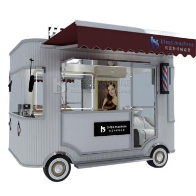 Electric Mobile Hair Cut Salon Barber Shop Style Design Van Truck Trailer Cart 2023 Outlet