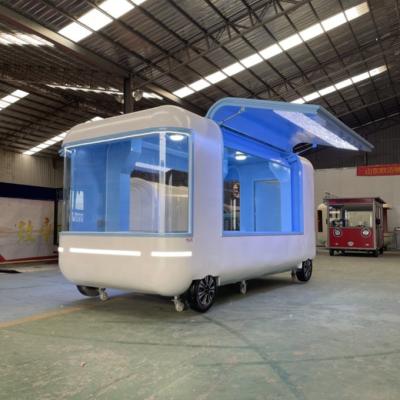 Cina Galvanizzato Mobile Quadrato Food Trailer 600KG-1400KG Capacità configurazione opzionale in vendita