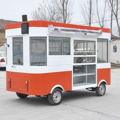Cina Galvanizzato Mobile Quadrato Food Trailer 600KG-1400KG Capacità configurazione opzionale in vendita