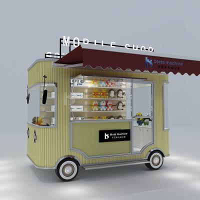 Cina Aziende agricole elettriche mobile prodotti alimentari artigianato negozio di articoli d'arte furgone carrello rimorchio in vendita