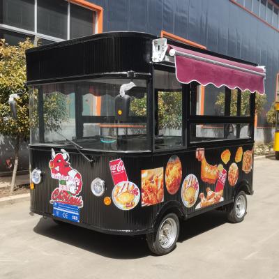 Cina Catering Commerciale Cartone combinato di pollo fritto elettrico mobile per snack e bevande in vendita