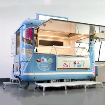 Cina Camionino alimentare mobile per strada completamente attrezzato per il rimorchio multifunzionale fast food in vendita