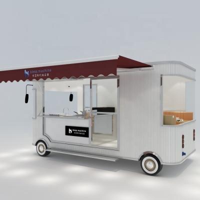Cina Negozio mobile multifunzionale personalizzato Barbiere Auto Food Truck con materia prima di soia in vendita