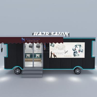Cina Negozio mobile multifunzionale personalizzato Barbiere Auto Food Truck con materia prima di soia in vendita