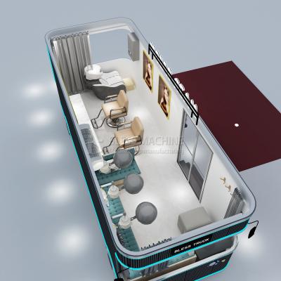 Cina Negozio mobile multifunzionale personalizzato Barbiere Auto Food Truck con materia prima di soia in vendita