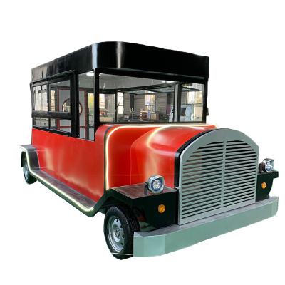 中国 商用食器車 電気用 販売カート ホットドッグ モバイル 食品トラック 4輪 販売のため