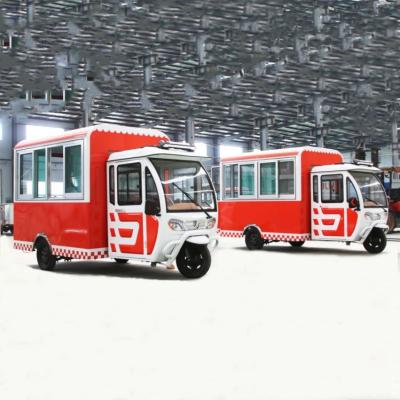 China Outlet Multifunctionele mobiele elektrische fastfood snack driewieler met een capaciteit van 1000 kg Te koop