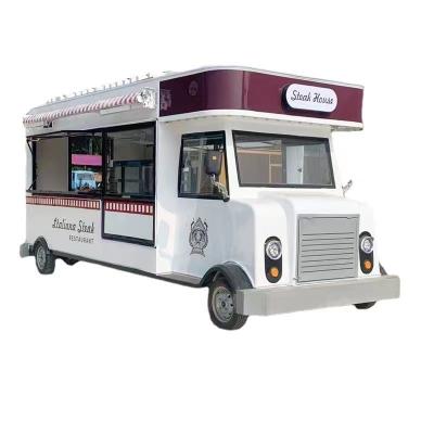 China 110v/220v Elétrico Rodoviário Caminho Fast Food Snack Catering Van Truck Trailer Kiosk Carro à venda