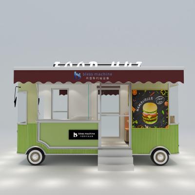 China Recreação Equipamento de fast food Eletricidade Móvel Snack Bebidas Catering Van Truck Trailer Kiosk Carro à venda
