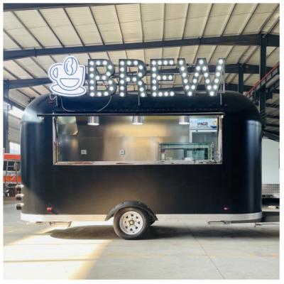 Cina Commerciale Mini Four Wheel Snack Truck per la colazione e stringhe fritte in stand mobile in vendita